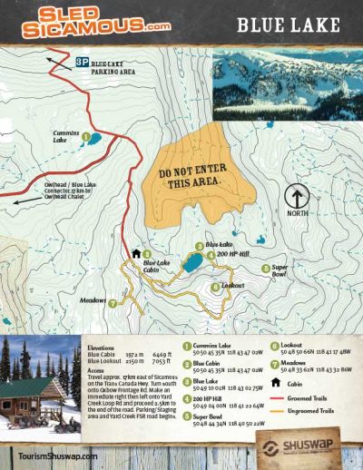 BLUE LAKE – Sled Sicamous