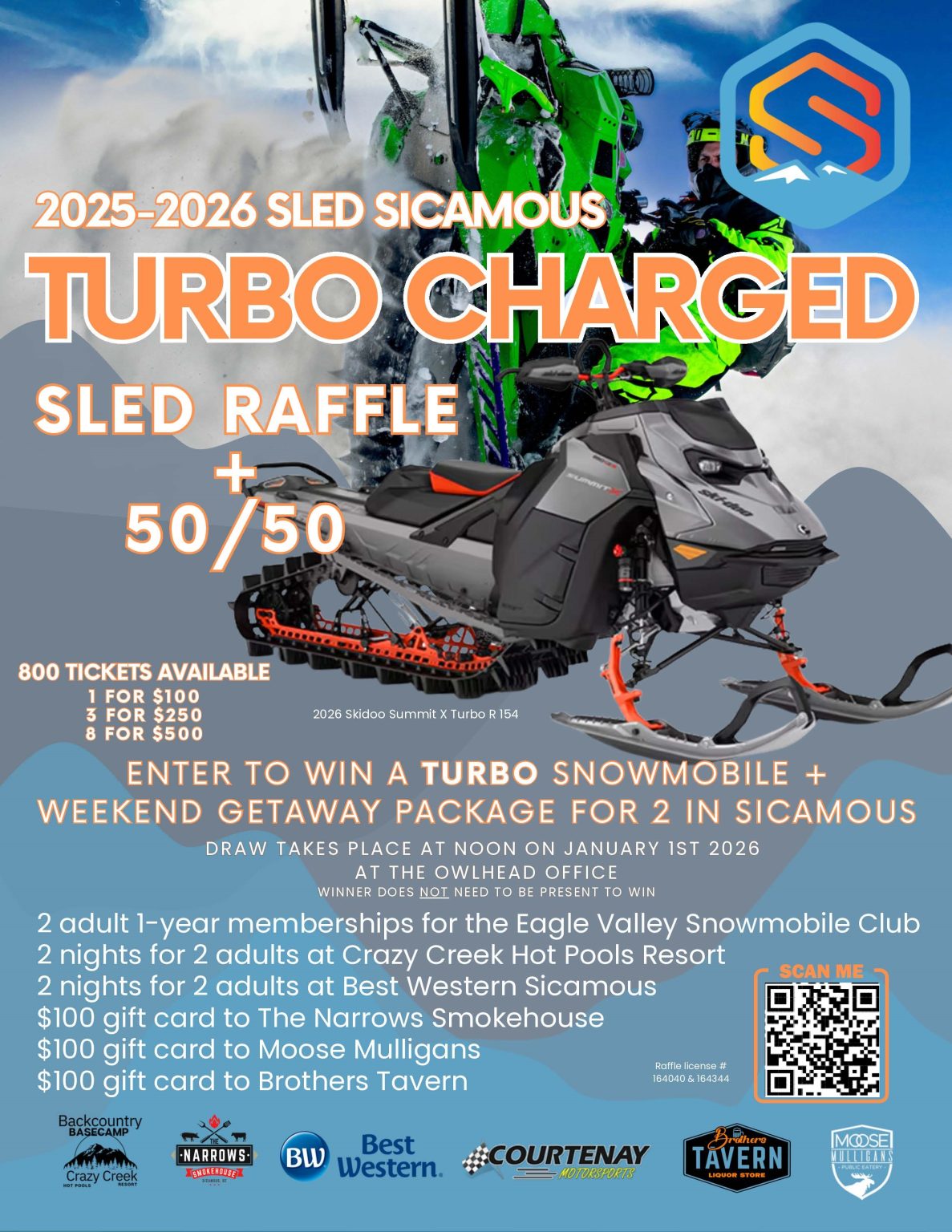 SLED RAFFLE – Sled Sicamous